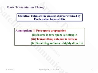 Satellite Link Design: Basic Transmission Theory & Noise Temperature | PDF