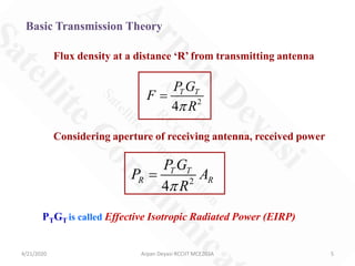 Satellite Link Design: Basic Transmission Theory & Noise Temperature | PDF