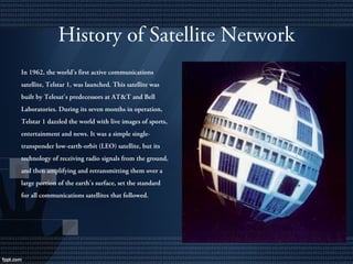 Satellite network | PPT