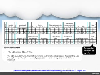 Satellite orbit prediction based on recurrent neural network using two line elements | PPT ...