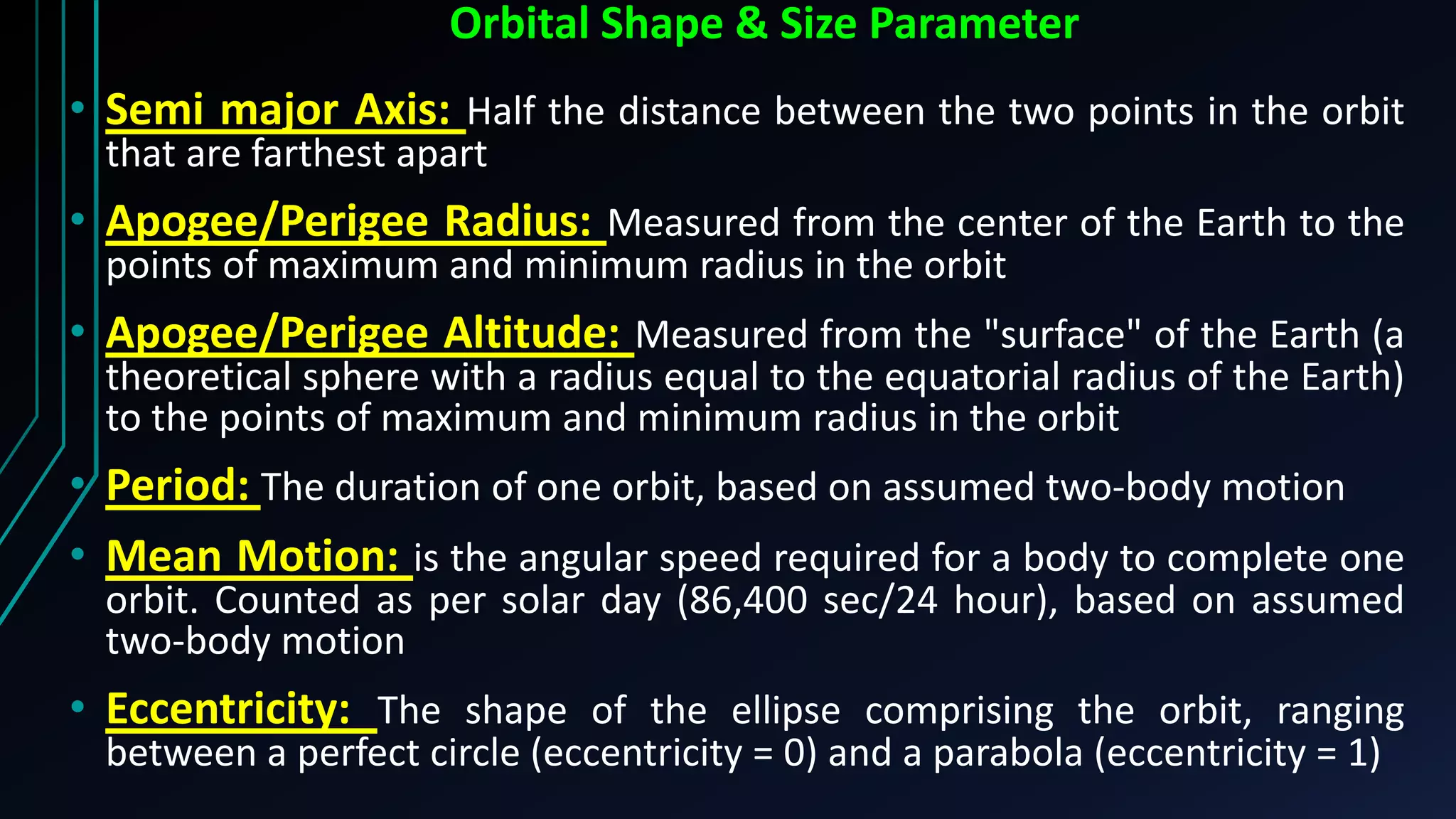 Satellite orbits | PPTX