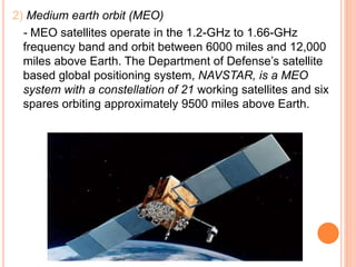 Satellite orbits/geosynchronous satellites | PPTX