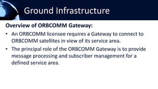 ORBCOMM Satellite System | PPTX