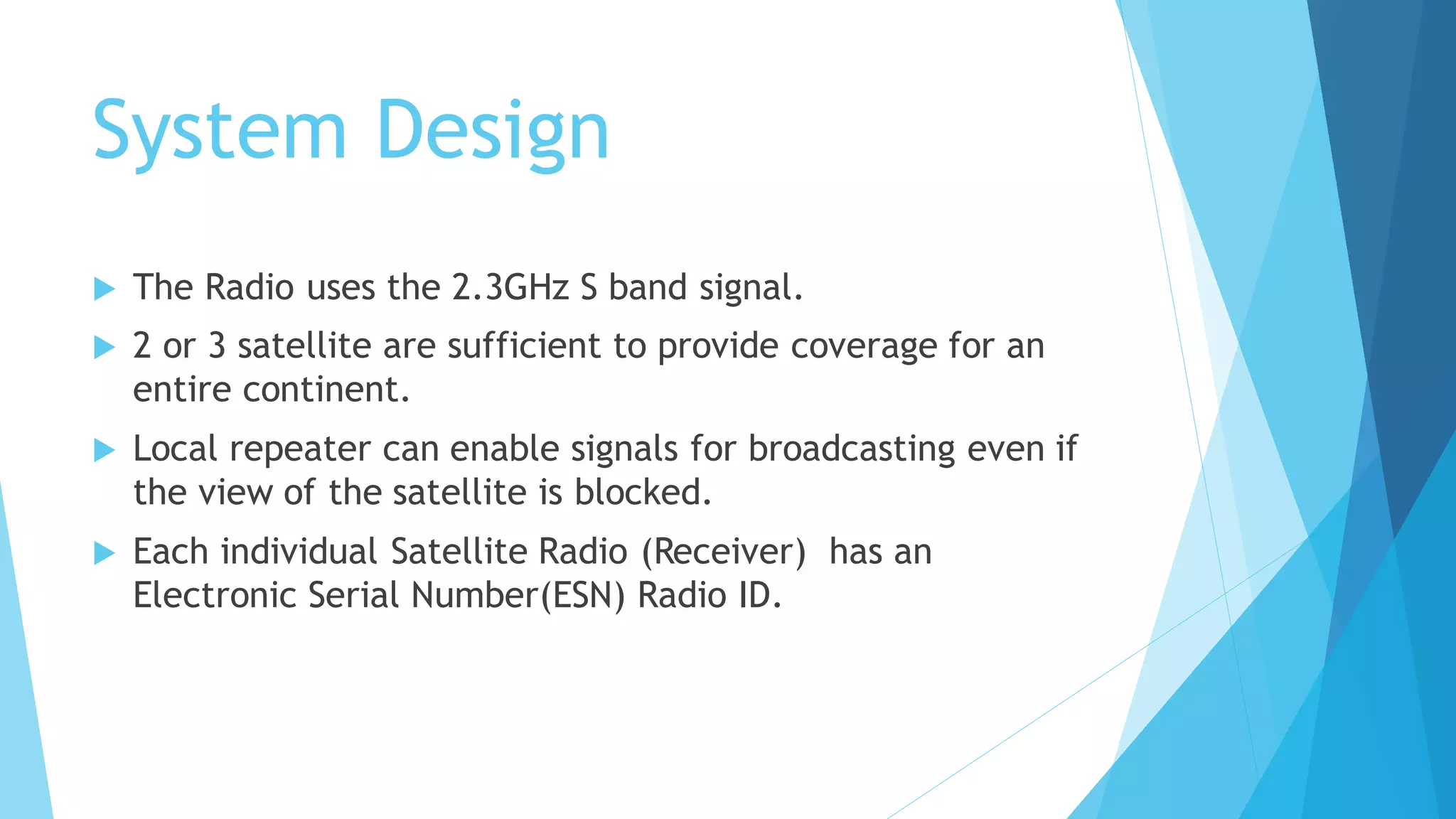 Satellite radio | PDF