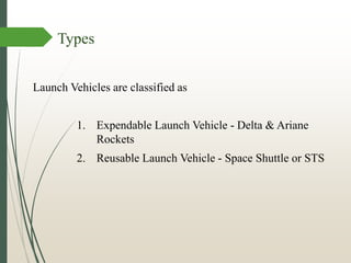 Satellites launching procedure and vechicles | PPTX