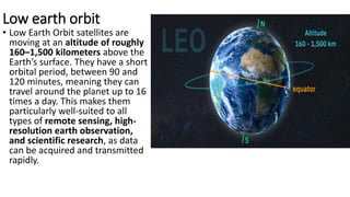 satellites and types of orbits. space science | PPTX