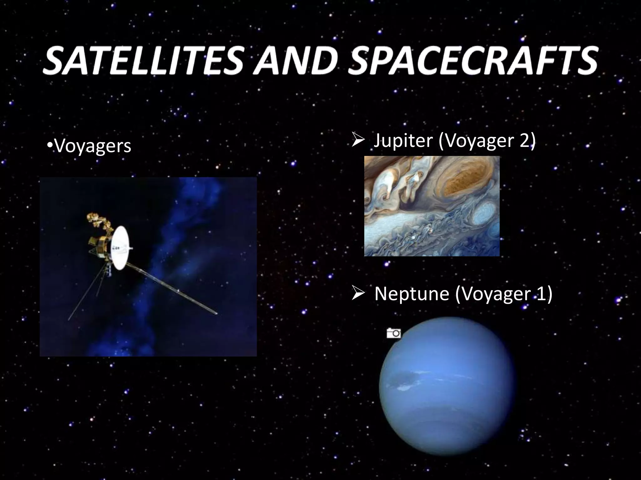Satellites and spacecrafts | PPT