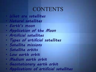 Earth's Satellites | PPTX