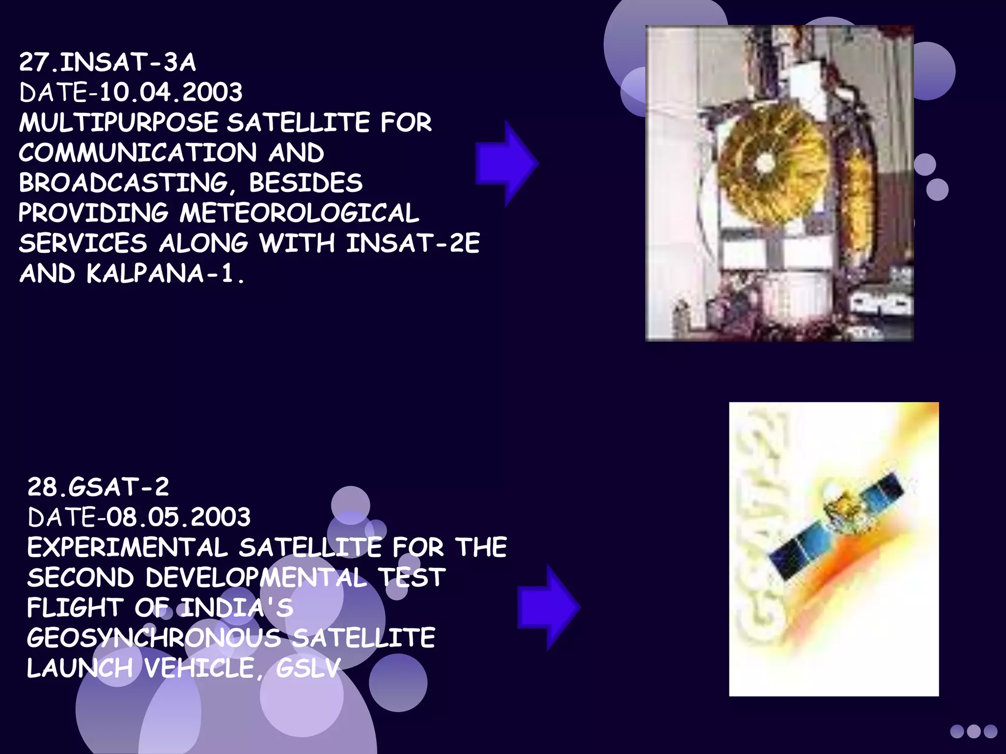Satellites launched by india | PPTX