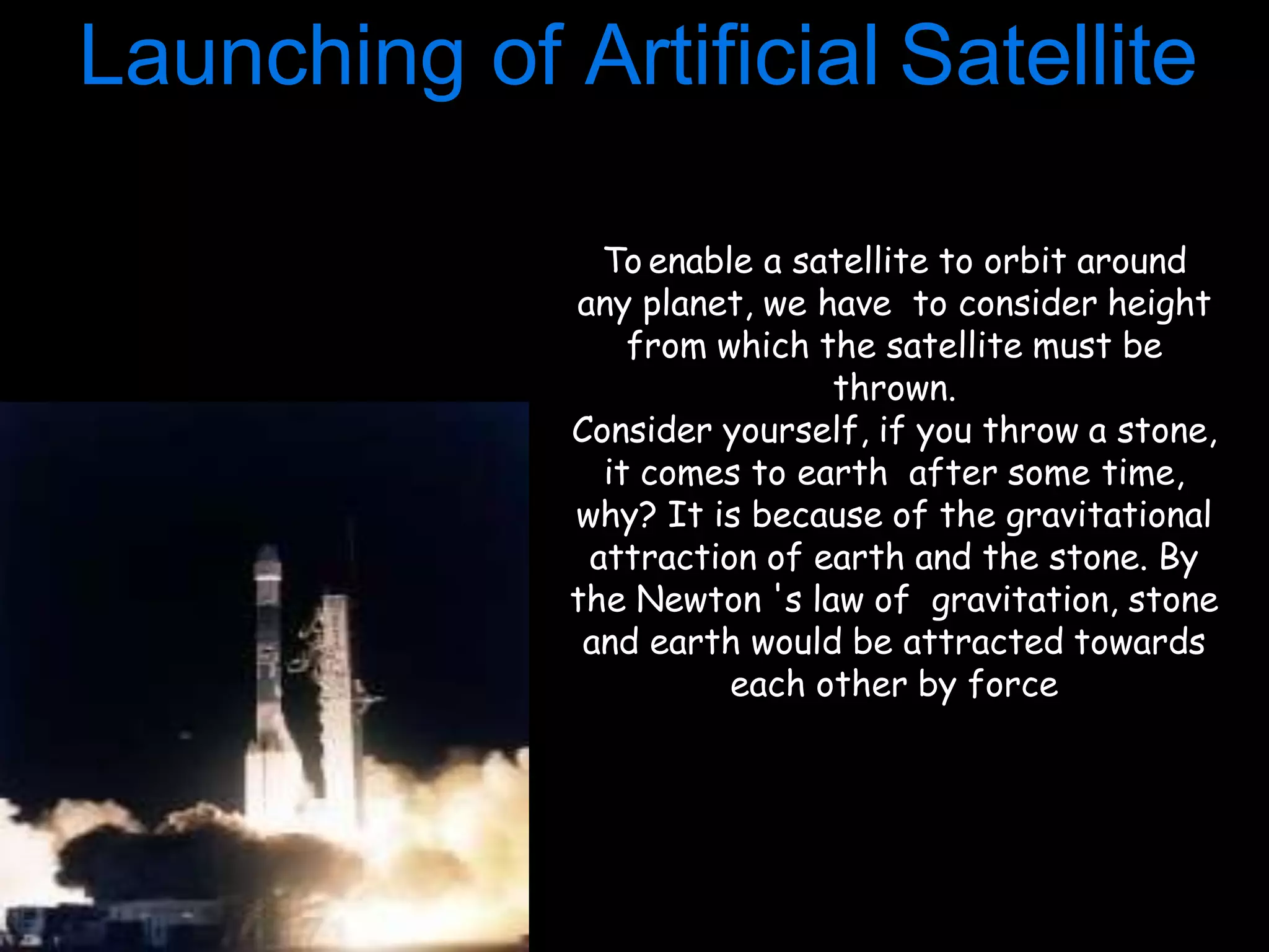 ARTIFICIAL SATELLITE PPT | PPTX