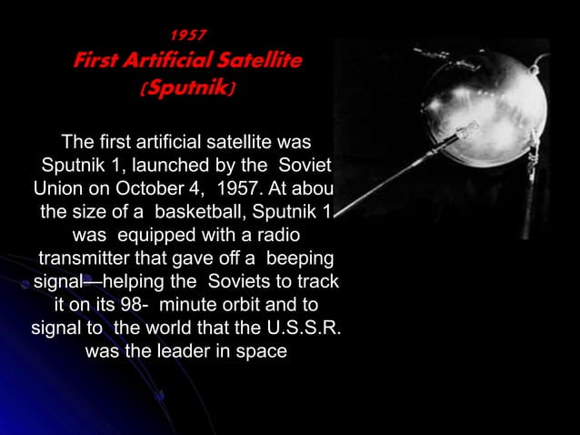 ARTIFICIAL SATELLITE PPT | PPTX