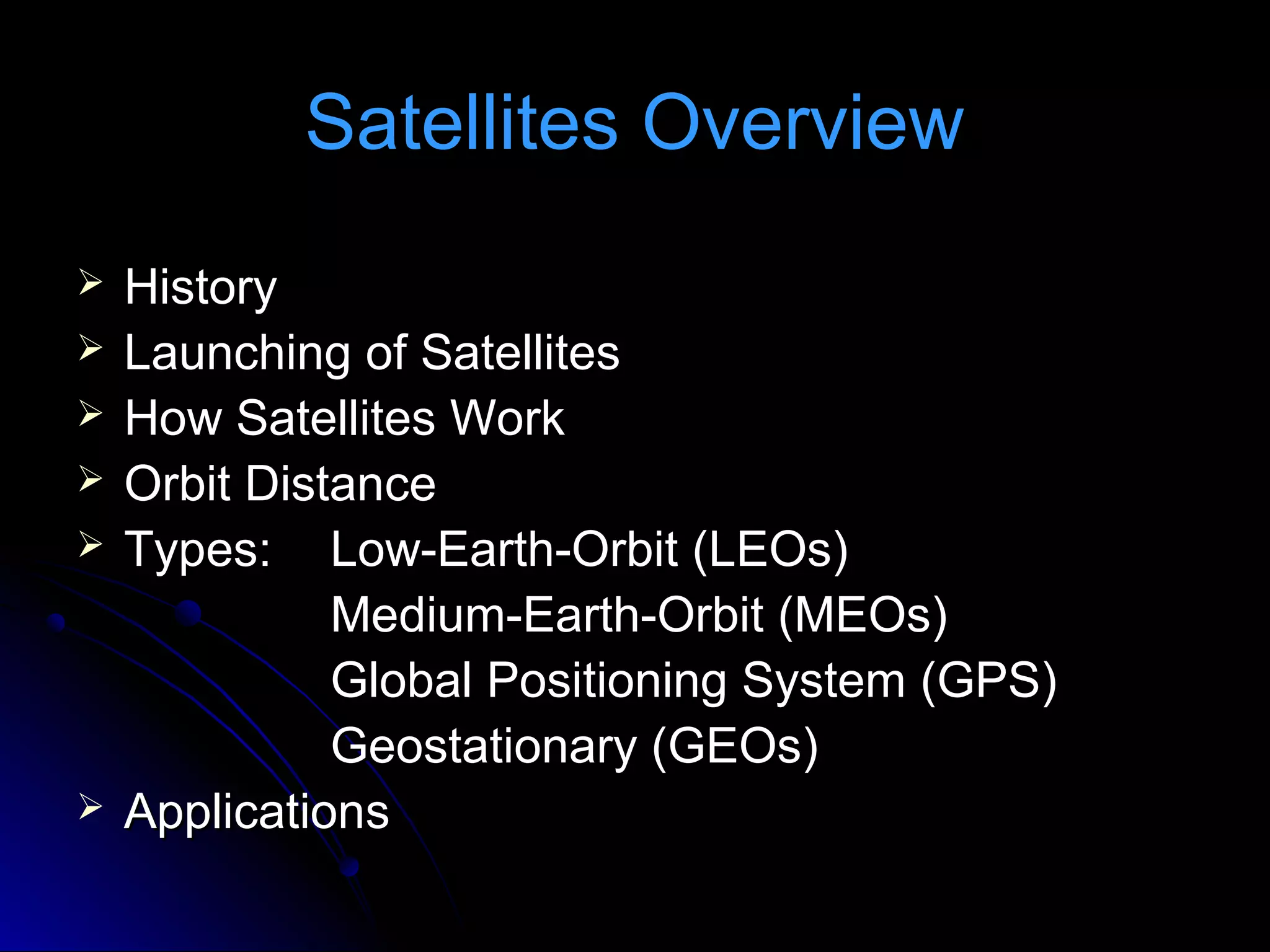 Satellites presentation | PPT