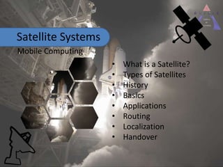 Satellite systems in communication | PPTX