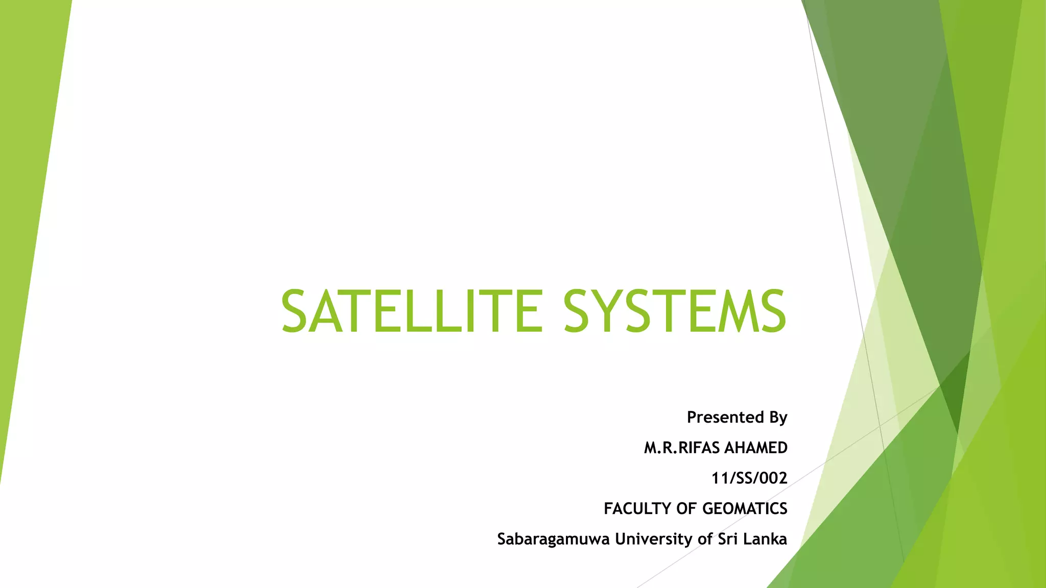 Satellite systems landsat 7 compatibility mode | PPT