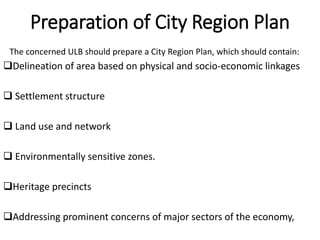 Satellite town planning | PPTX