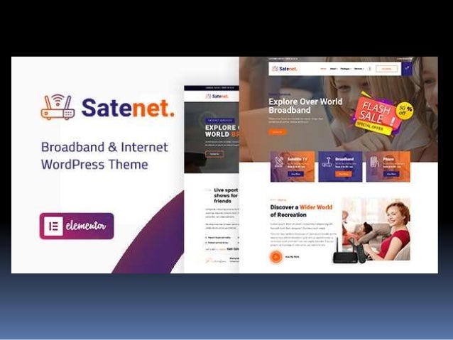 Satenet – Broadband & Internet WordPress Theme | PPTX