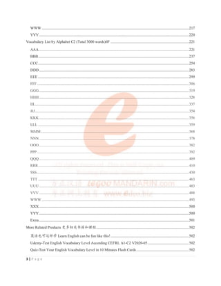 SAT 5000 English Vocabulary V2021, SAT 赛达考试英语词汇 - Classified English Vocabulary According CEFR ...
