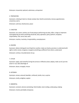 Sat English Words | PDF