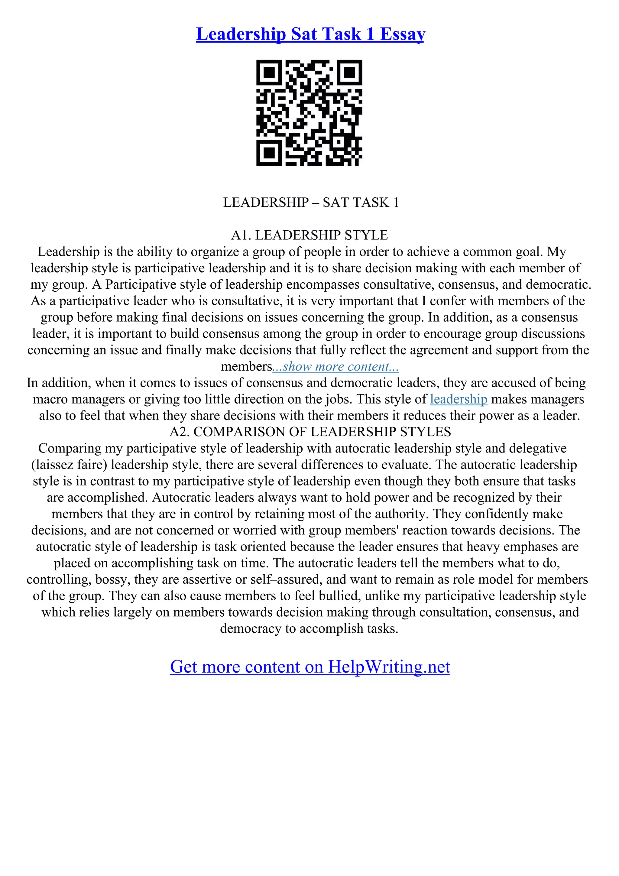 Sat Essay Practice Questions | PDF