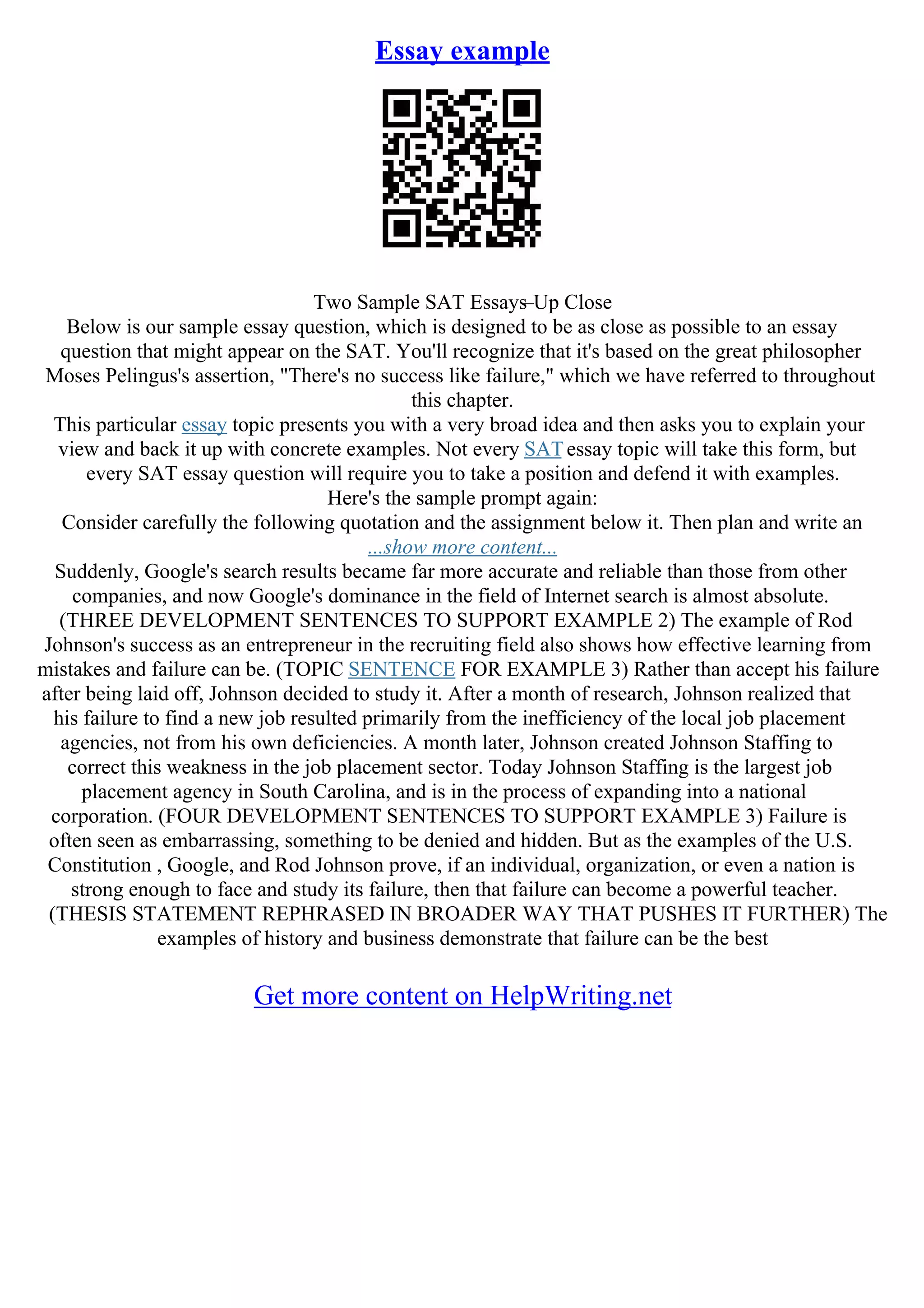 Sat Essay Practice Questions | PDF