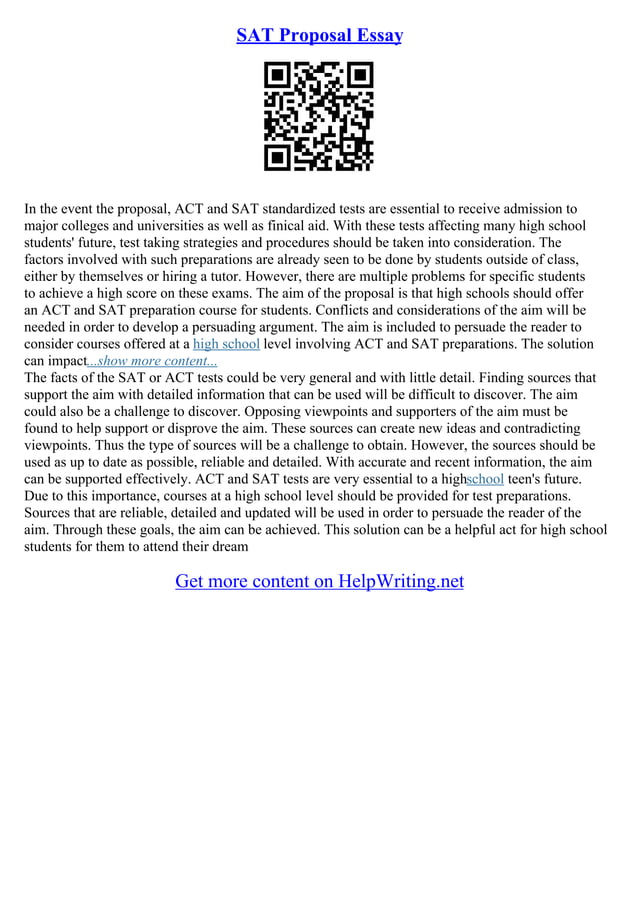 Sat Essay Practice Questions | PDF