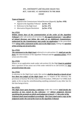 Sate tax notes (nomi bro) | PDF