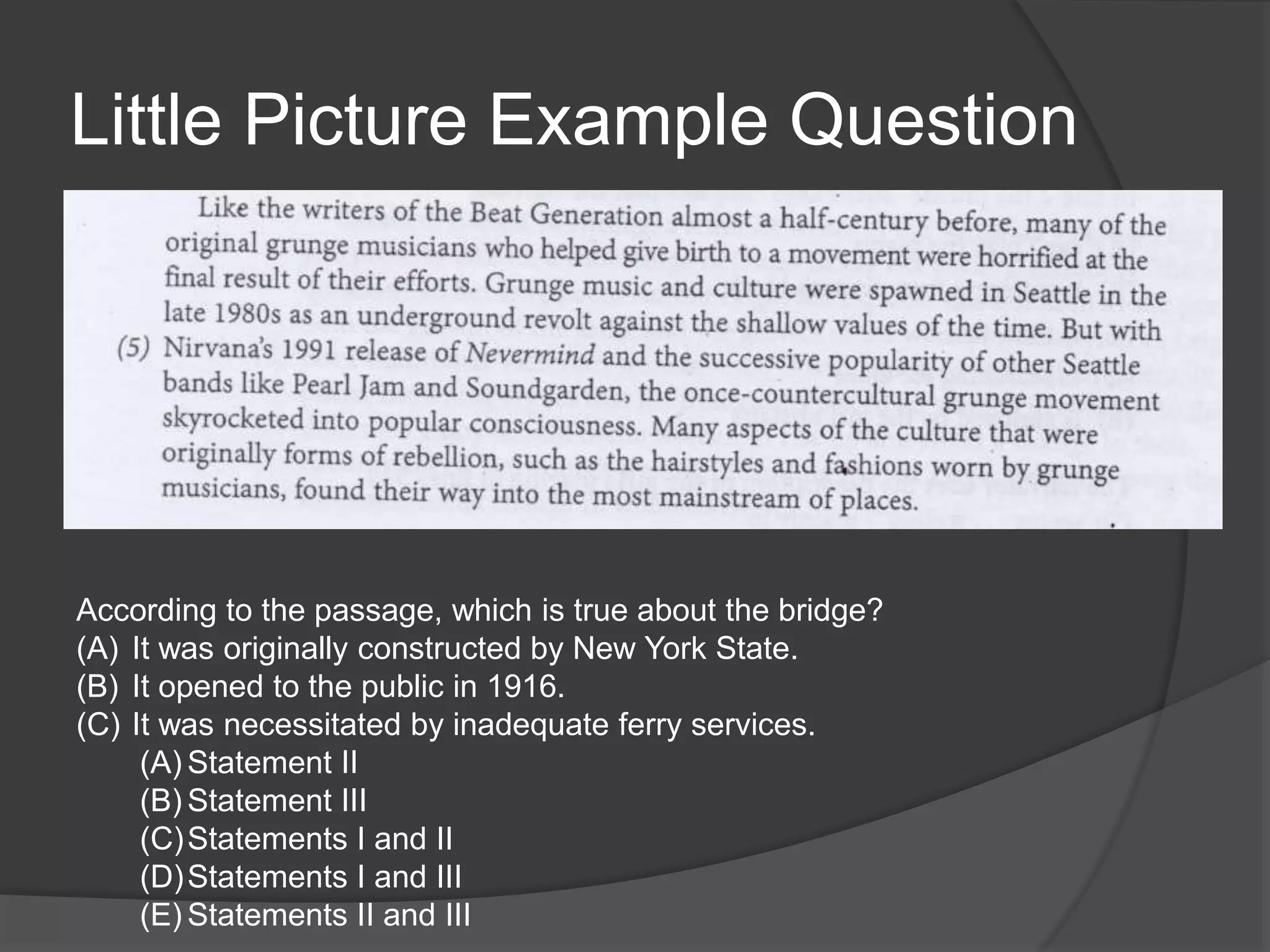 Sat Exam Reading Strategies Short Passages | PPTX
