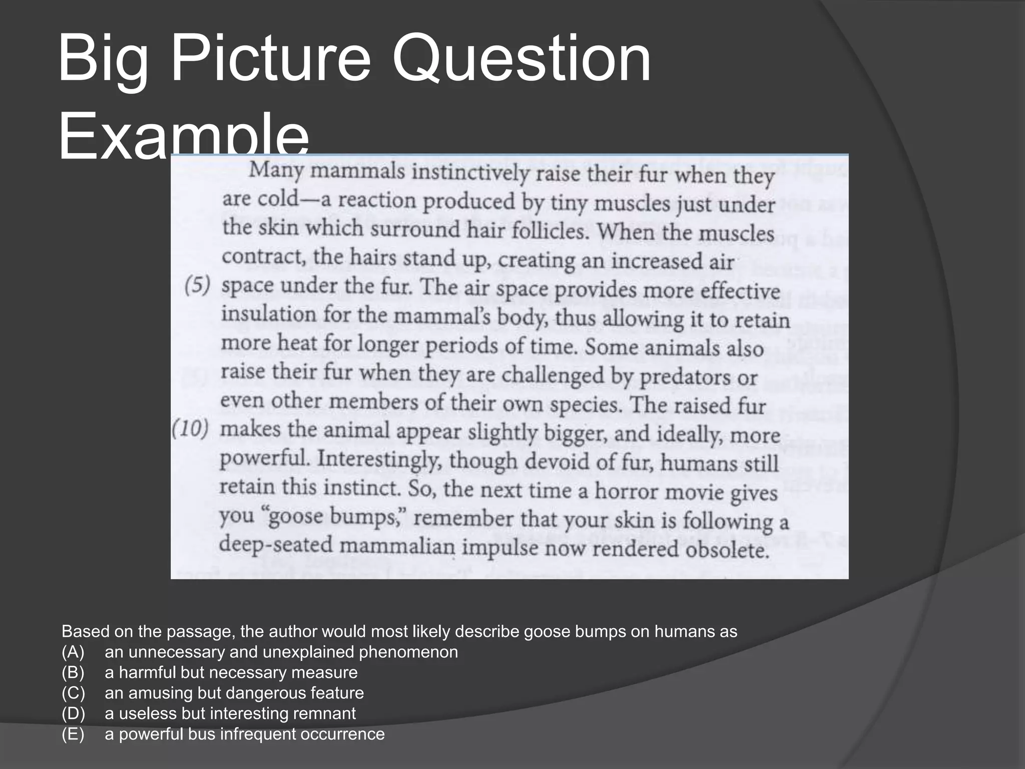 Sat Exam Reading Strategies Short Passages | PPTX