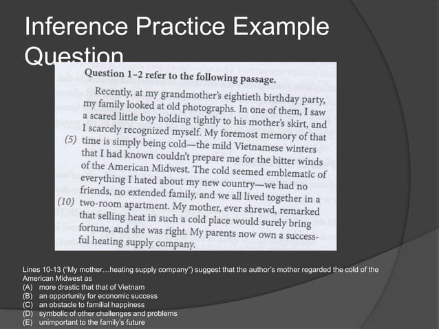 Sat Exam Reading Strategies Short Passages | PPTX | Science