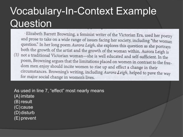 Sat Exam Reading Strategies Short Passages | PPTX | Science