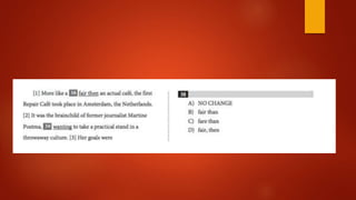 SAT Grammar Rules | PPTX