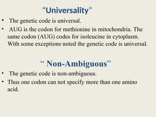 Detailed account on Genetic code Pbg.pptx