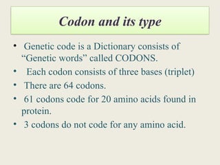 Detailed account on Genetic code Pbg.pptx