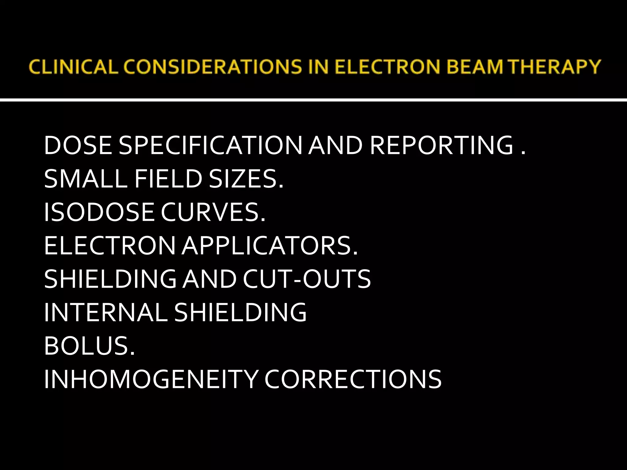 ELECTRON BEAM THERAPY | PPTX