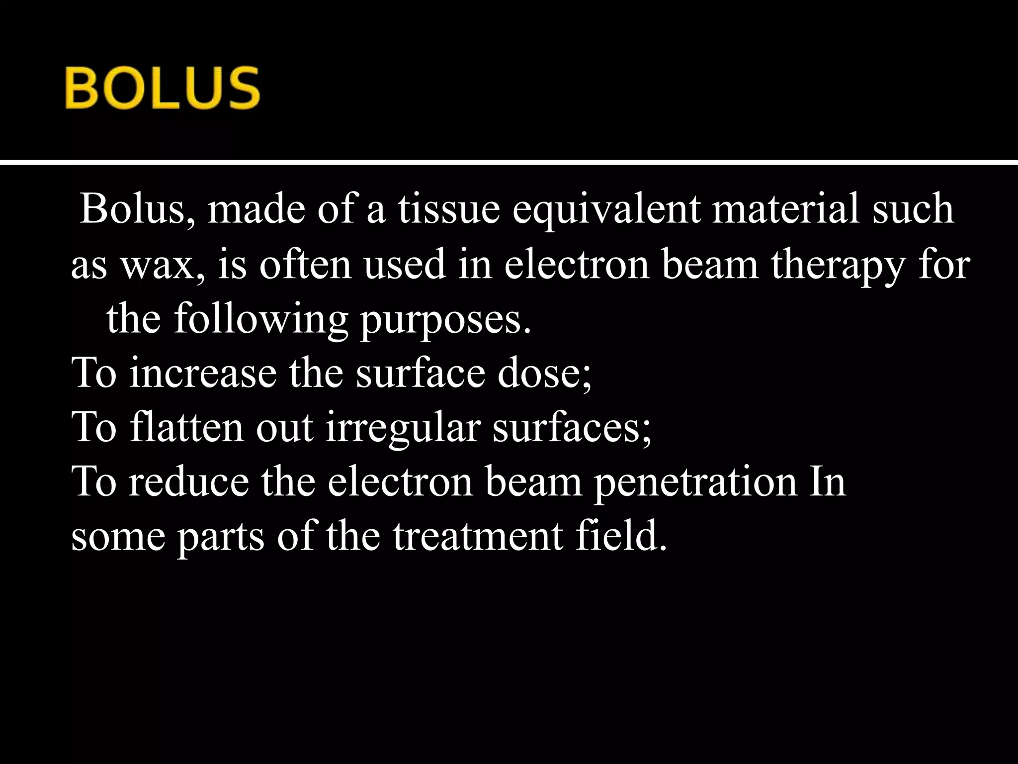 ELECTRON BEAM THERAPY | PPTX