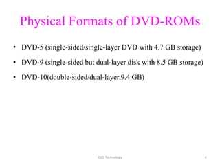 DVD TECHNOLOGY BY SAIKIRAN PANJALA | PPTX