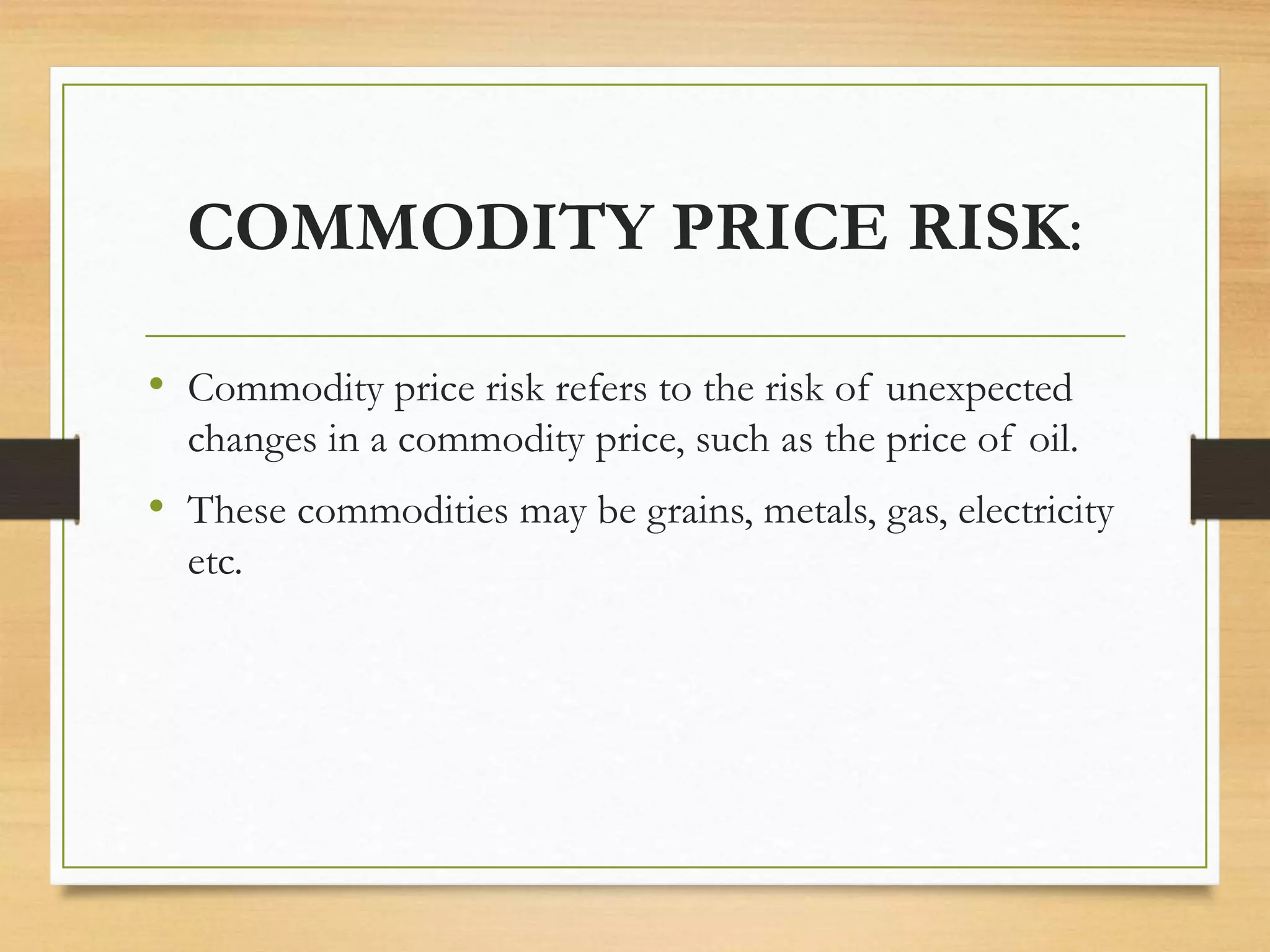 different risks in marketing | PPTX