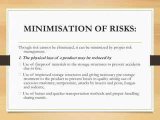 different risks in marketing | PPTX