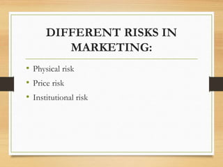 different risks in marketing | PPTX