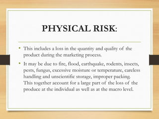 different risks in marketing | PPTX