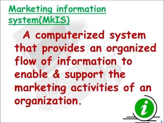 marketing information system | PPTX