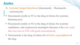 Antifungal drug resistance.............. | PPTX