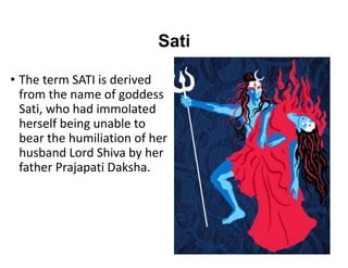 Origin and History of Sati | Indian Sati Regulation Act 1829 | Sati ...