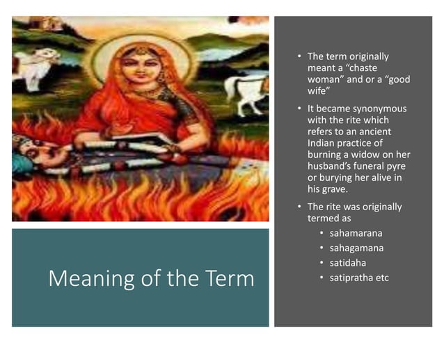 Origin and History of Sati | Indian Sati Regulation Act 1829 | Sati ...