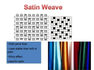 Satin weave | PPTX