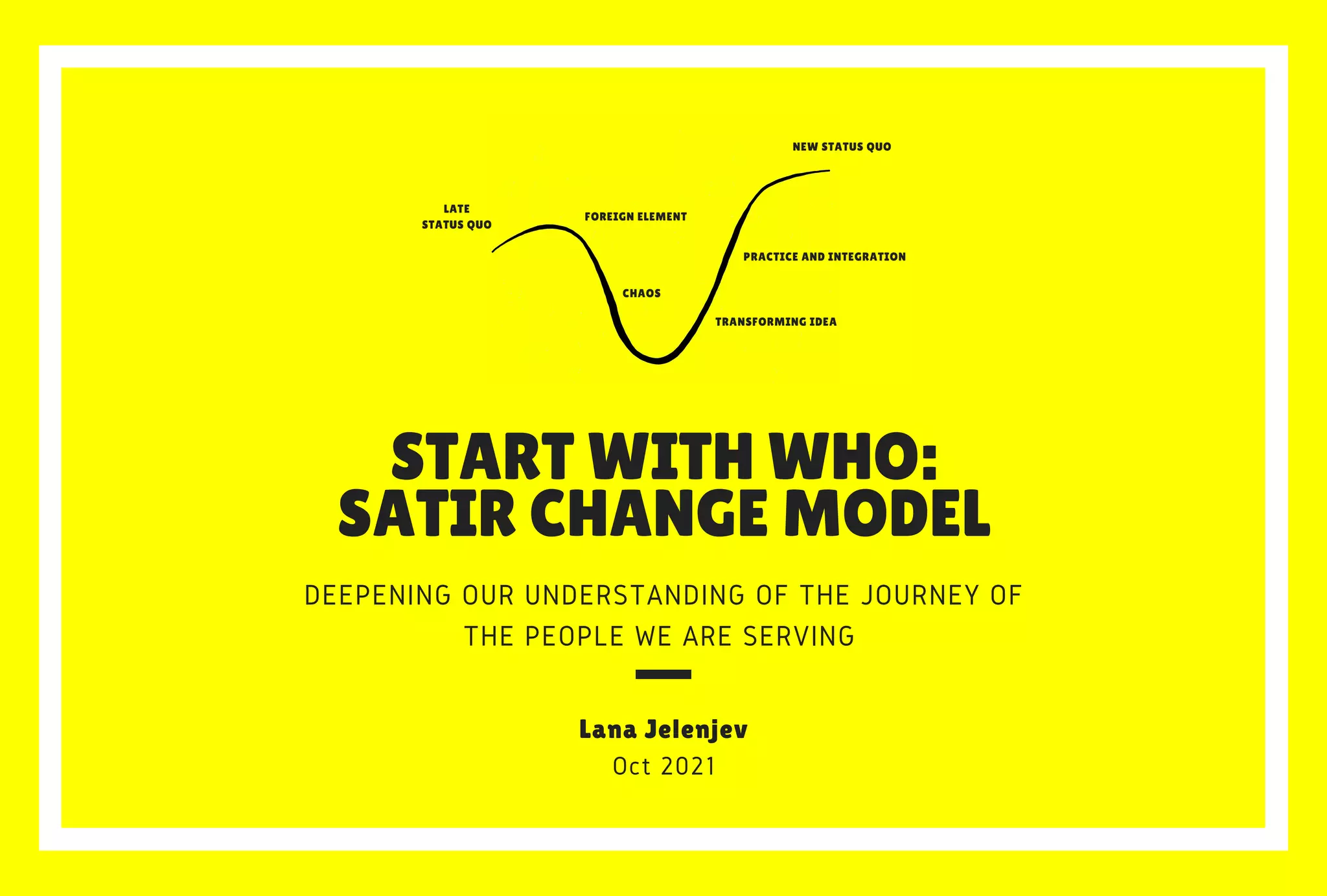 START WITH WHO USING THE SATIR CHANGE MODEL | PDF