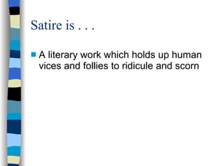 Satire | PPT