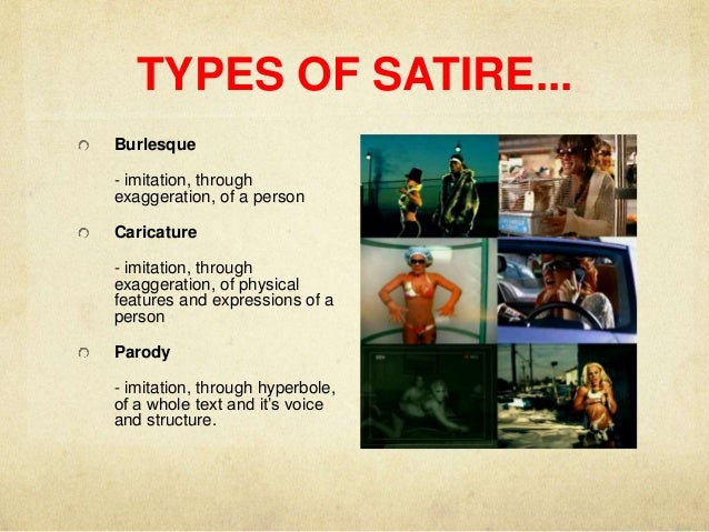 Techniques of Satire