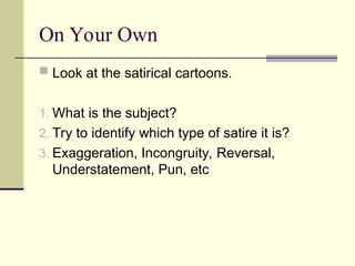 An understanding on what satire is and importance | PPT