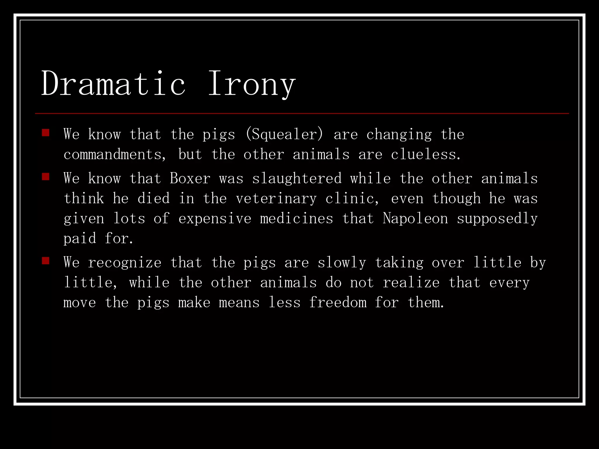 Satire in Animal Farm | PPT